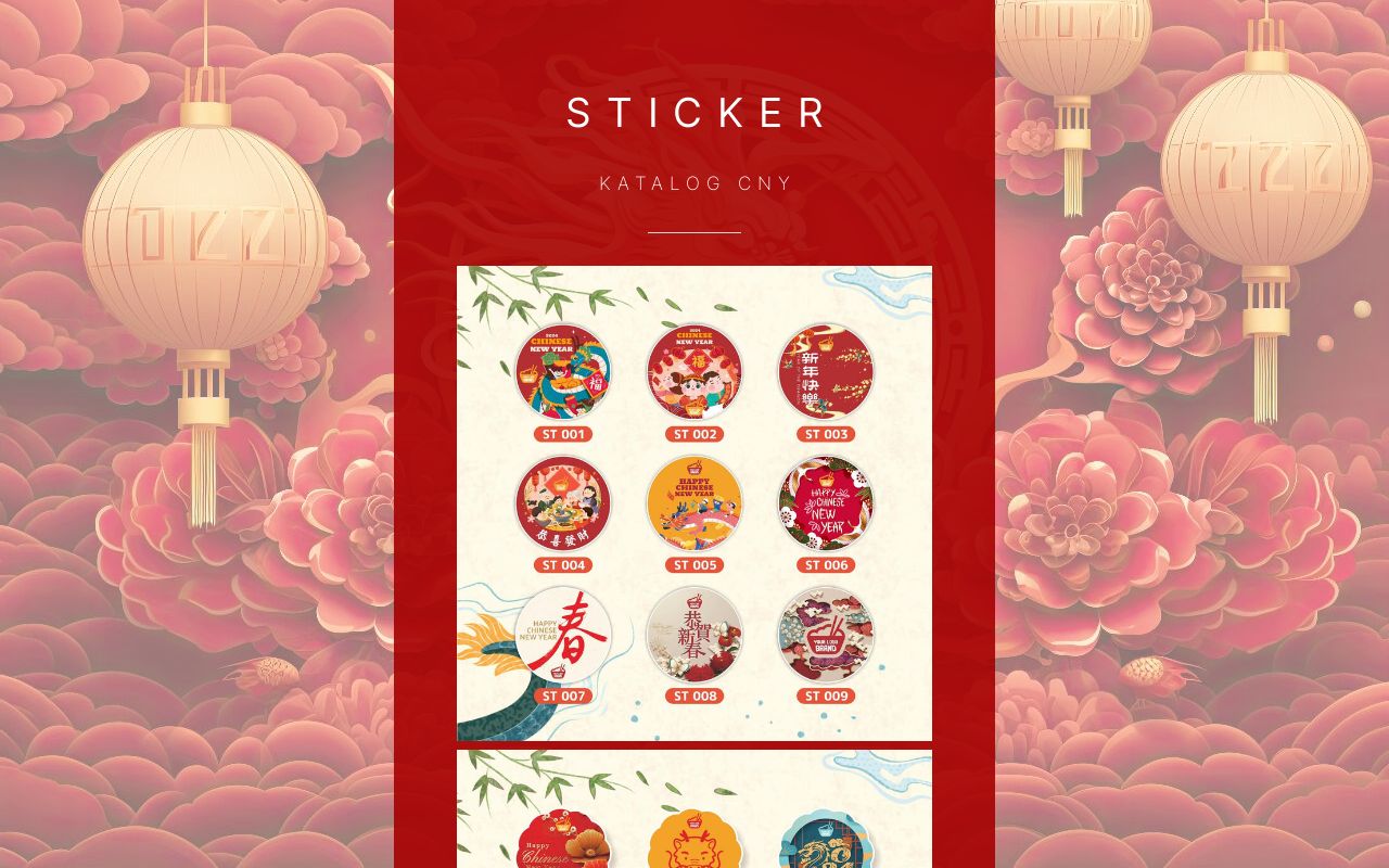 Sticker CNY